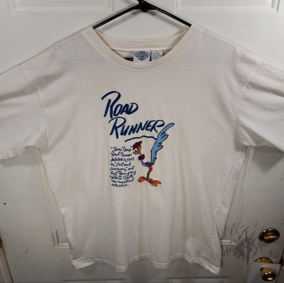 ACME | Shirts | Looney Tunes Road Runner Vintage Embroidered Tee Shirt ...